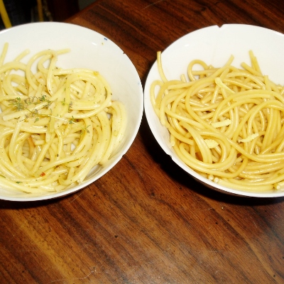 Chickeny Spaghetti, Two Ways | Think Tasty