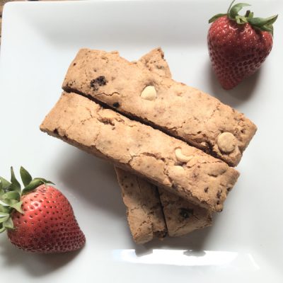 Sweet as a Summer Day Strawberry Biscotti | Think Tasty