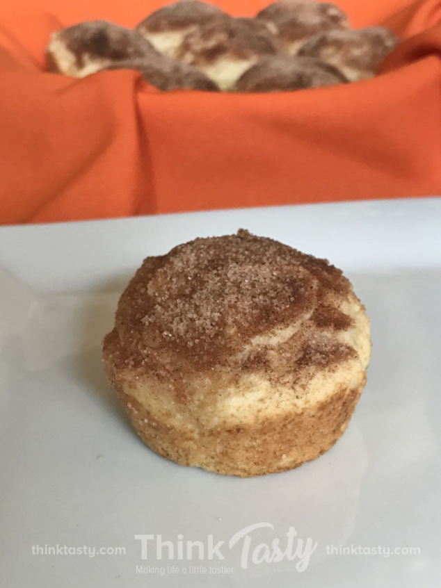Snickerdoodle Muffins- a breakfast treat | Think Tasty