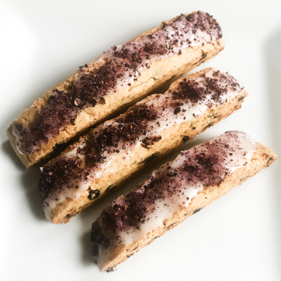 Double Blueberry Biscotti | Think Tasty