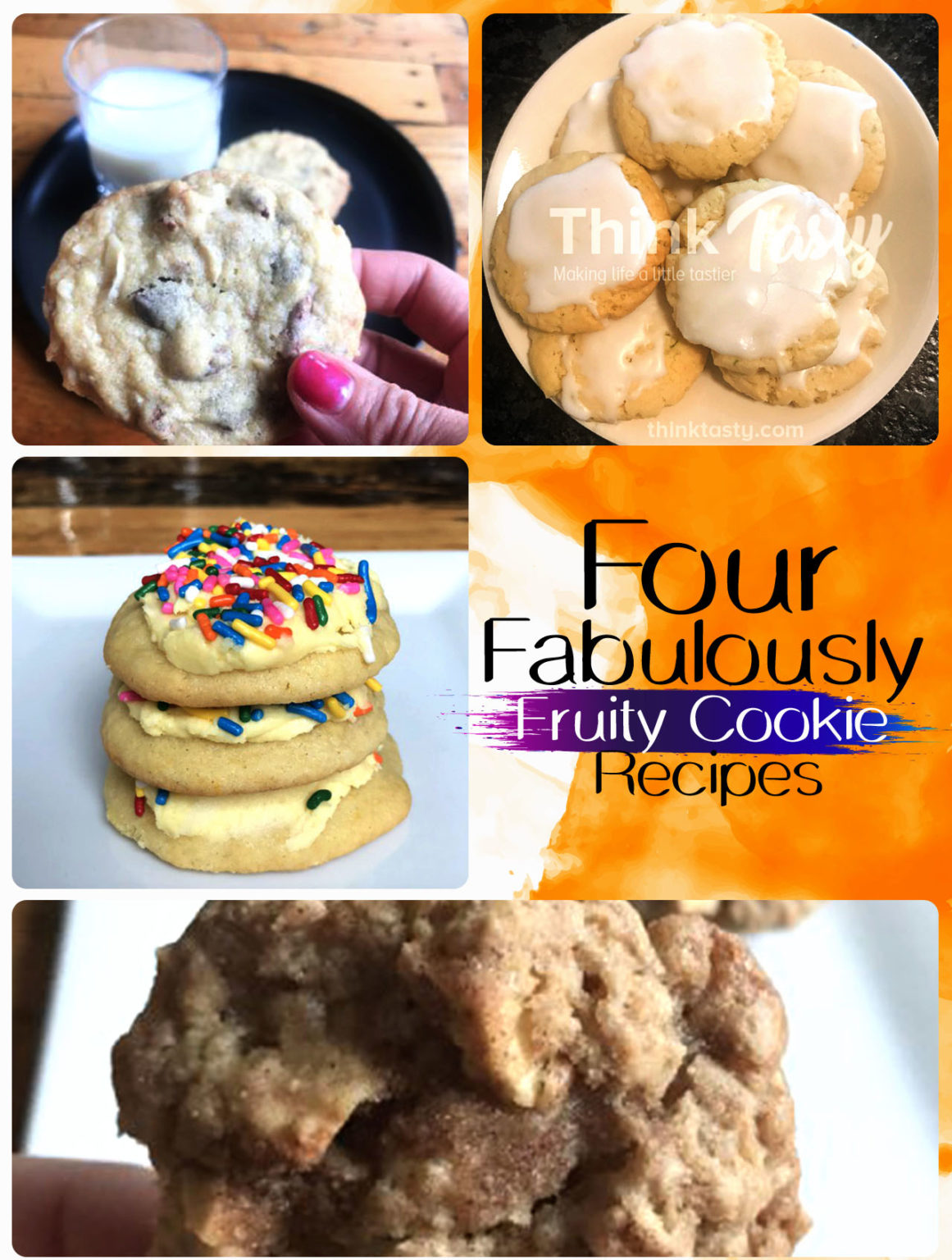 Four Fabulously Fruity Cookie Recipes | Think Tasty