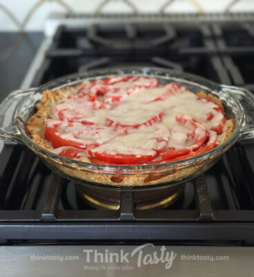 Tomato Pie with a Saltine Crust | Think Tasty